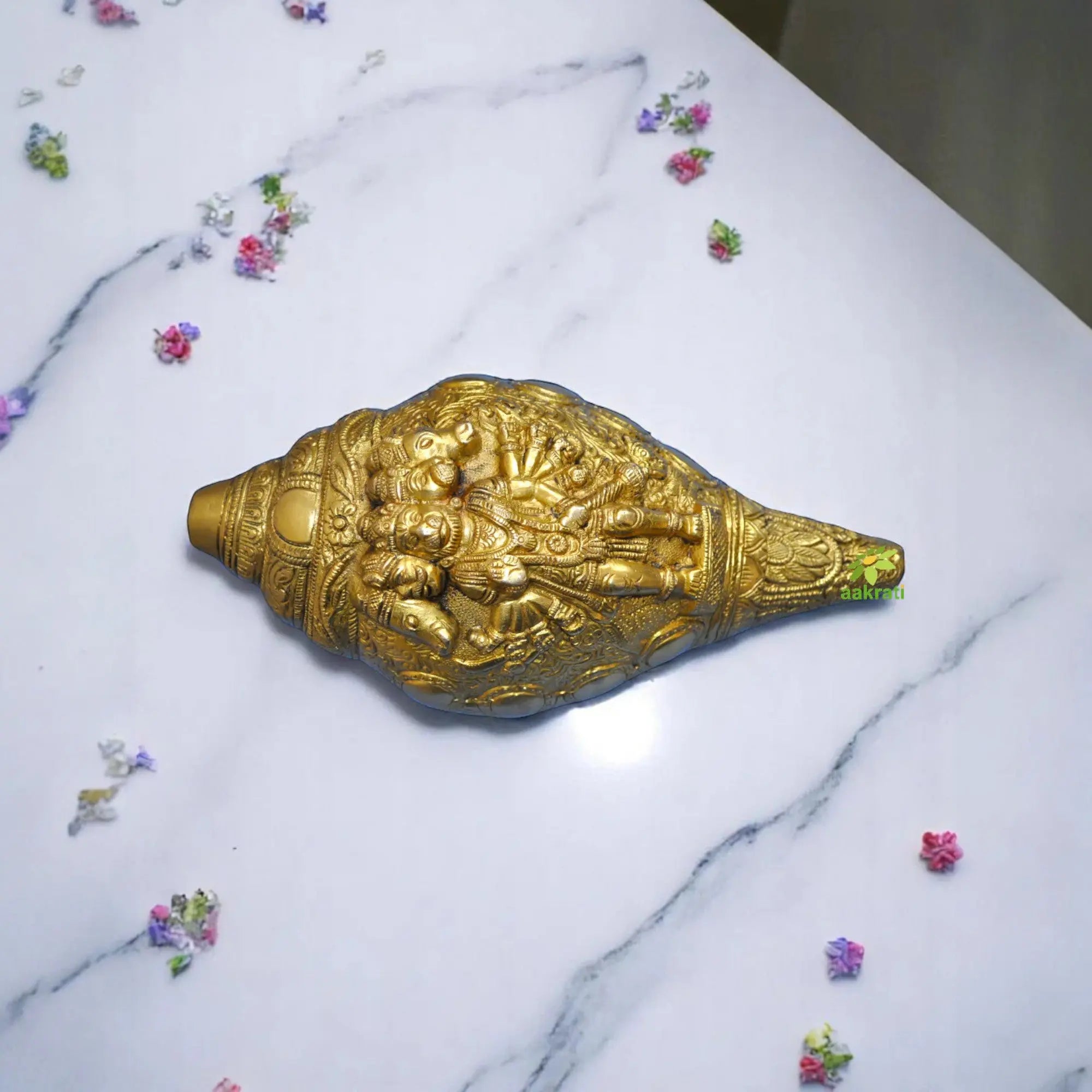 Aakrati Designer Conch of Lord Hanuman With five face - Ashopi